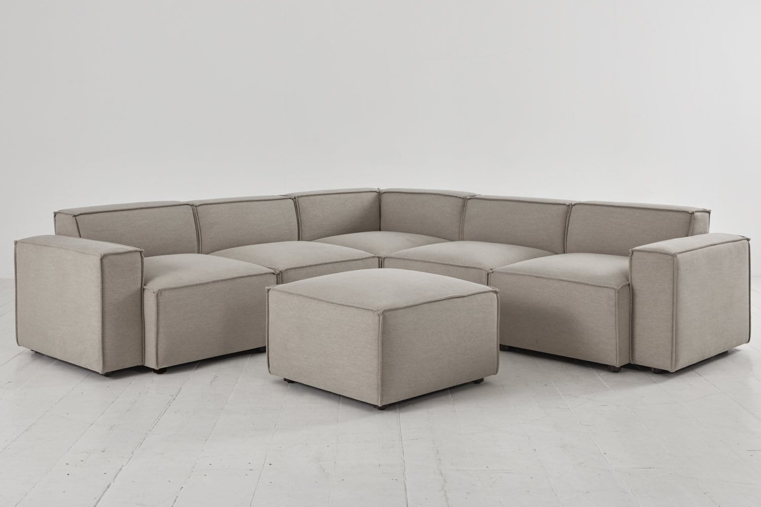 Model 03 Corner Sofa With Ottoman | Modular Sofas | Swyft
