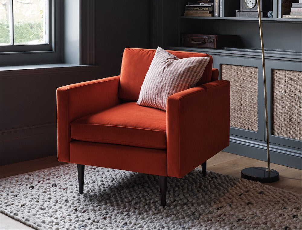 Orange armchairs – Swyft