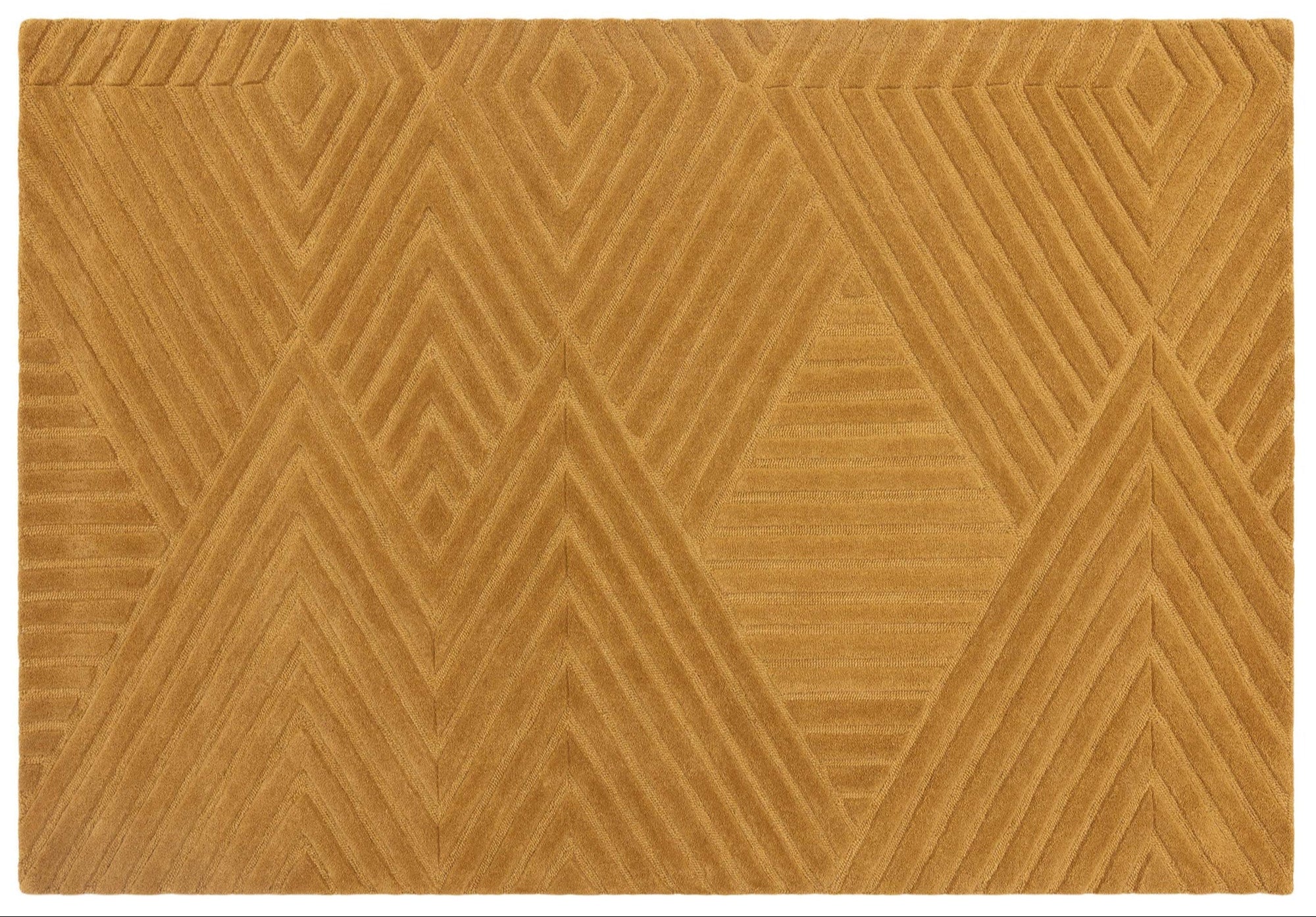 Hague Edge Ochre Rug – Swyft