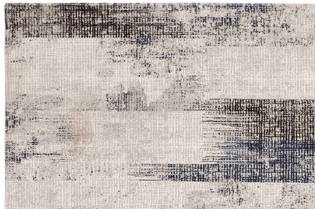 Kuza Lines Blue Rug | Abstract Rugs | Blue Rugs | Swyft