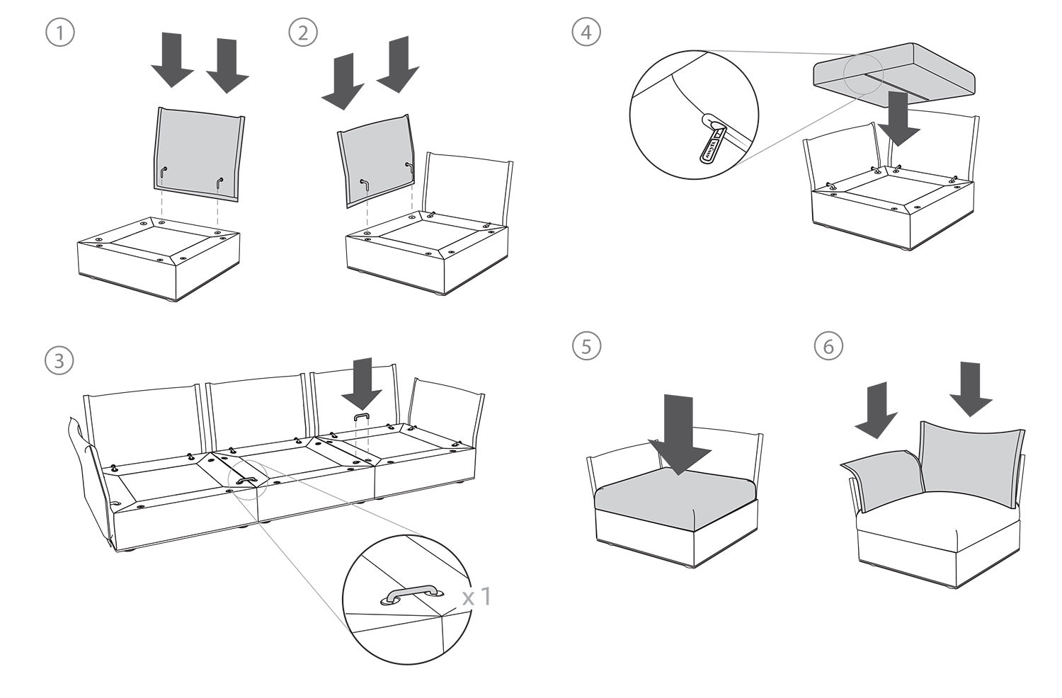 Model 06 Corner Module | Modular Sofas | Swyft Sofas
