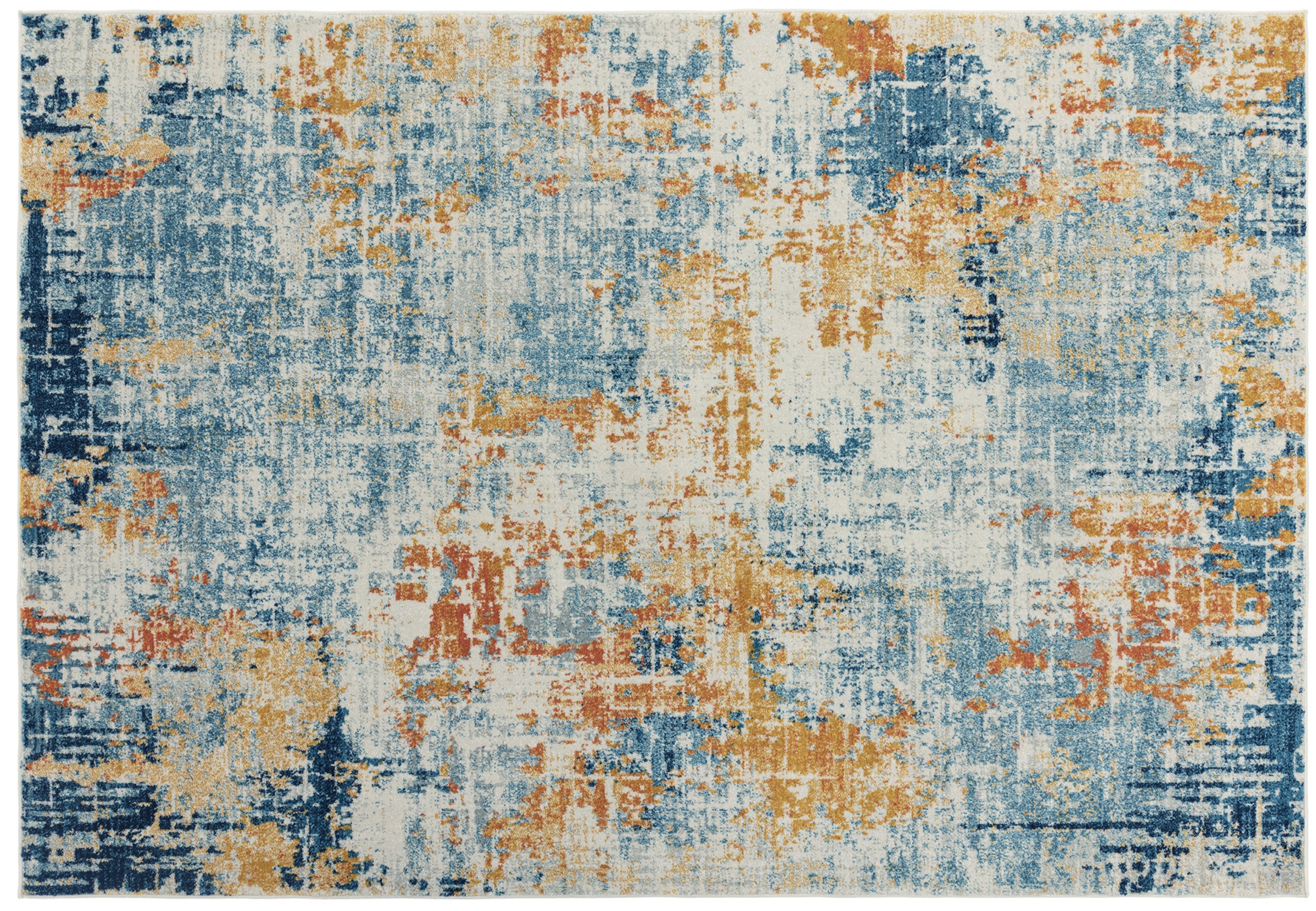 Nova Illusion Ochre Rug | Patterned Rugs | Rugs | Swyft