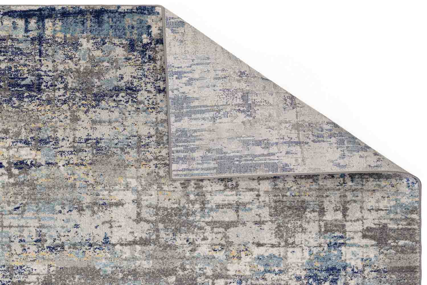 Nova Illusion Blue Rug | Patterned Rugs | Blue Rugs | Swyft