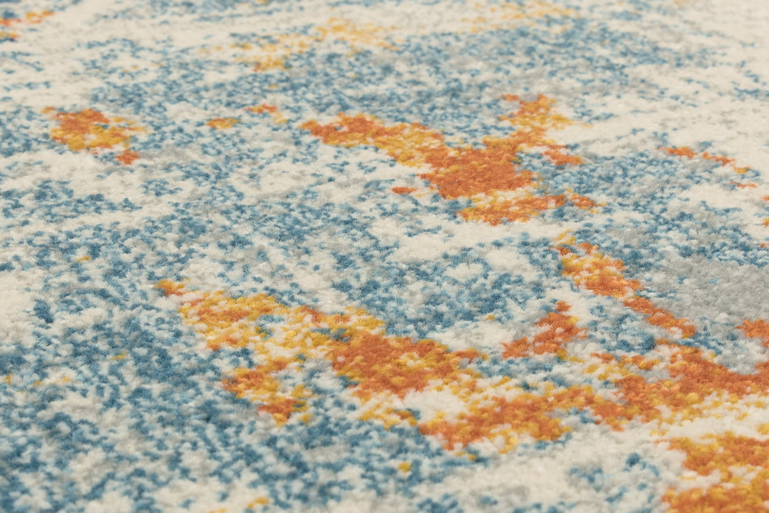 Nova Illusion Ochre Rug | Patterned Rugs | Rugs | Swyft