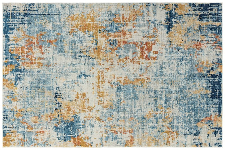 Nova Illusion Ochre Rug | Patterned Rugs | Rugs | Swyft