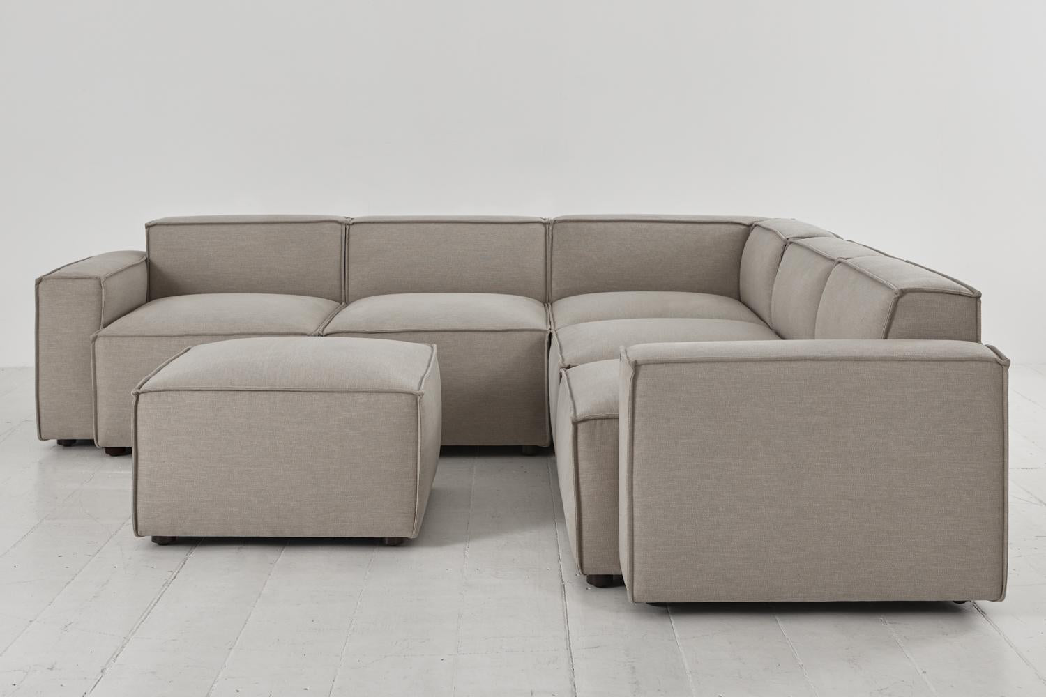 Model 03 Corner Sofa With Ottoman | Modular Sofas | Swyft