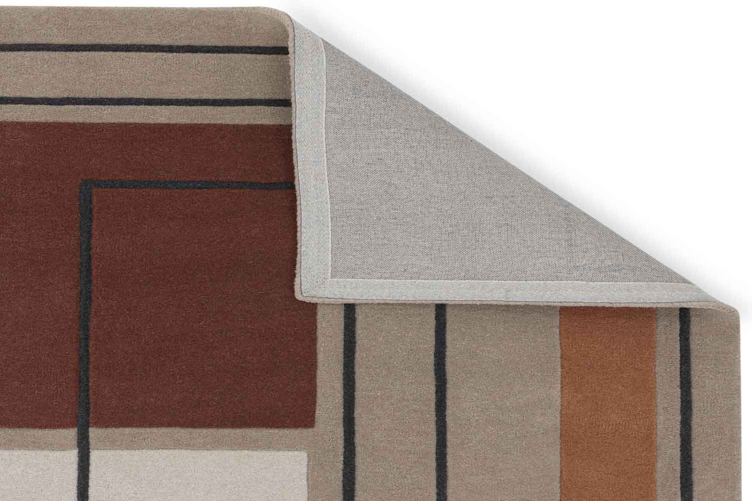 Reef Outline Terracotta Rug | Patterned Rugs | Rugs | Swyft