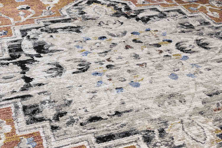 Sovereign Rug Terracotta Medallion | Patterned Rugs | Swyft